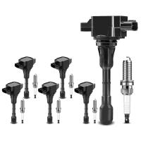 China 6x Black Ignition Coil & IRIDIUM Spark Plug Kits for INFINITI EX35 FX35 Nissan for sale