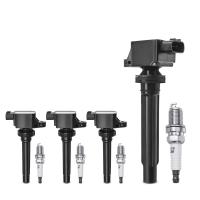 China 4x Black Ignition Coil & IRIDIUM Spark Plug Kits for Suzuki SX4 07-09 L4 2.0L for sale
