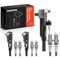 China 3x Black Ignition Coil & 6x IRIDIUM Spark Plug Kits for Dodge Dakota Jeep Ram for sale