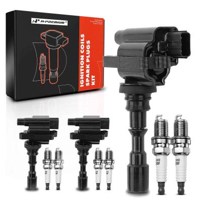 China 3x Black Ignition Coil & 6x IRIDIUM Spark Plug Kits for Hyundai Santa Fe V6 3.5L for sale