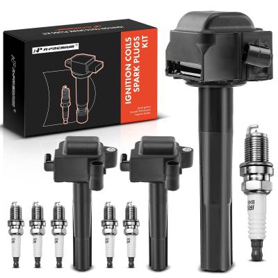 China 3x Black Ignition Coil & 6x IRIDIUM Spark Plug Kits for Toyota Camry 96-01 3.0L for sale