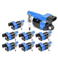 China 8x Bule Ignition Coil & IRIDIUM Spark Plug Kits for GMC Sierra 1500 Buick for sale