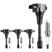 China 4x Ignition Coil & IRIDIUM Spark Plug Kits for Nissan Altima Sentra Rogue Versa for sale
