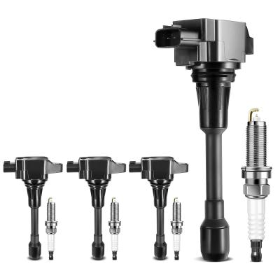 China 4x Ignition Coil & IRIDIUM Spark Plug Kits for Nissan Altima Sentra Rogue Versa for sale