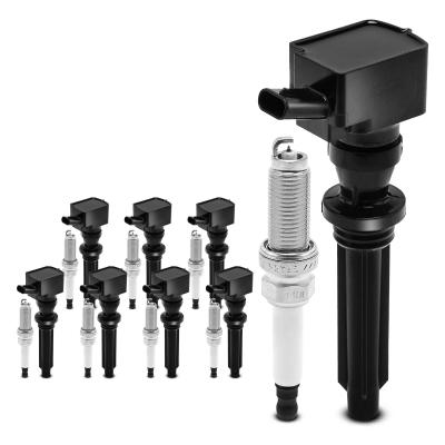 China 8x Black Ignition Coil & IRIDIUM Spark Plug Kits for Land Rover Range Rover 5.0L for sale