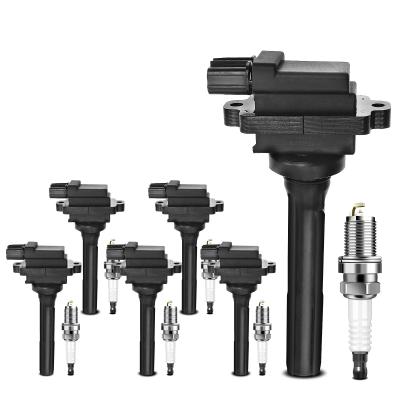 China 6x Black Ignition Coil & IRIDIUM Spark Plug Kits for Chevrolet Tracker Suzuki for sale