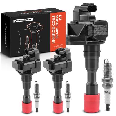 China 3x Black Ignition Coil & IRIDIUM Spark Plug Kits for Honda Insight 2000-2006 for sale