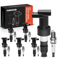 China 6x Black Ignition Coil & IRIDIUM Spark Plug Kits for Jaguar S-Type 03-08 X-Type for sale
