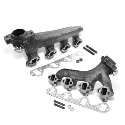 China 2x Left & Right Exhaust Manifold with Gasket for Ford F-150 250 350 V8 5.8L for sale