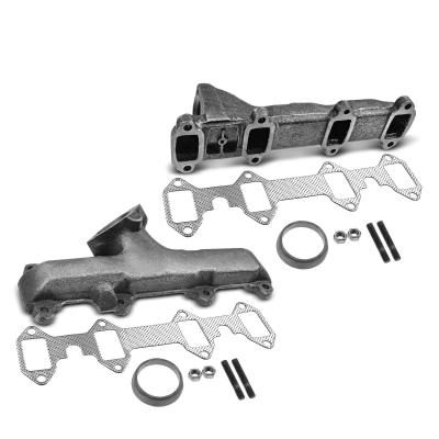 China 2x Left & Right Exhaust Manifold with Gasket for Ford F-150 250 350 5.9L 6.4L for sale