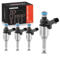 China 4x Black Fuel Injectors for Audi A3 A4 A5 Q3 Quattro Q5 Volkswagen GTI Passat for sale