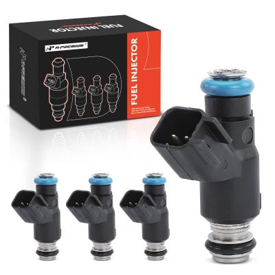 China 4x Black Fuel Injectors for Chevrolet Aveo Aveo5 2007-2008 L4 1.6L Gas for sale