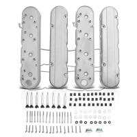 China Silver Engine Valve Covers for Chevy GM LS LS1 LS2 LS3 LS6 LS7 293 325 346 364 for sale