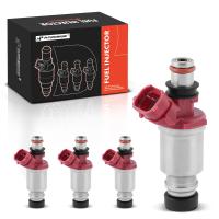 China 4x Red Fuel Injectors for Toyota Corolla 1993-1997 Celica Geo Prizm 1.8L for sale