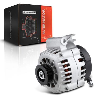 China Alternator 102A 12V CW 5-Groove Pulley for Chevrolet Malibu Pontiac Olds L4 2.4L for sale