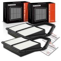China 2x Engine Air Filter with Rigid Panel for Honda Civic Acura EL 2001-2005 L4 1.7L for sale