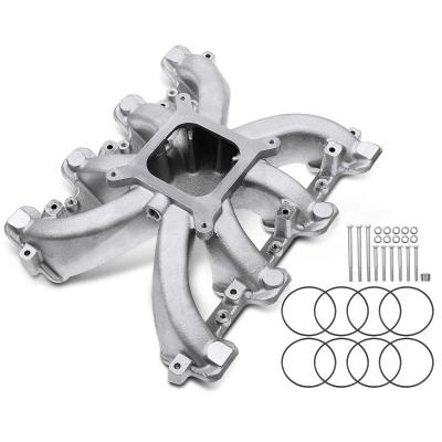 China Single Plane Mid-Rise Upper Intake Manifold for GM LS1 LS2 LS6 V8 350 2500-7000 for sale