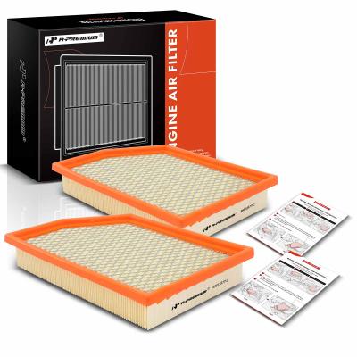 China 2x Engine Air Filter with Flexible Panel for Jeep Cherokee 2014-2018 2.4L 3.2L for sale