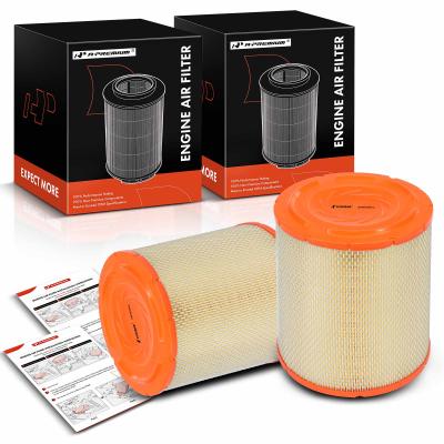 China 2x Engine Air Filter for Isuzu NQR NRR NPR-HD 2005-2022 Chevrolet LCF 4500 GMC for sale