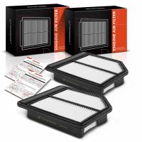 China 2x Engine Air Filter with Rigid Panel for Honda Civic 2006-2011 L4 1.8L for sale