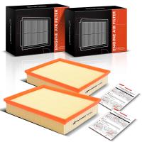 China 2x Engine Air Filter with Flexible Panel for Dodge Nitro 07-11 Jeep Liberty 08-12 for sale