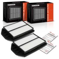 China 2x Engine Air Filter with Rigid Panel for Honda CR-V 2007-2009 L4 2.4L for sale