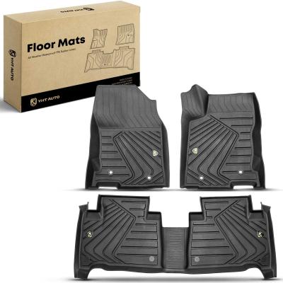 China 3x Front & Rear Black Floor Mats Liners for Lexus NX200t 2015-2021 for sale