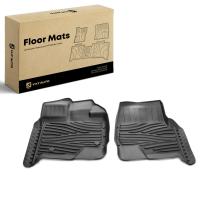 China 2x Front Black Floor Mats Liners for Ford F-150 2015-2023 SuperCrew SuperCab 4dr for sale