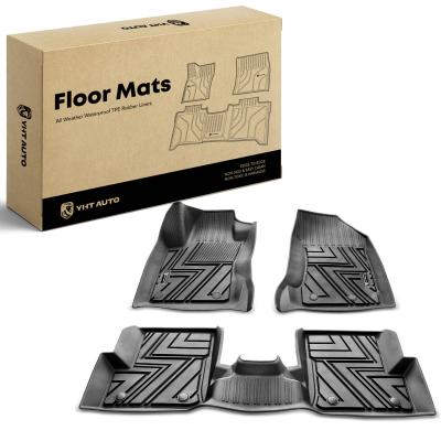 China 3x Front & Rear Black Floor Mats Liners for Jeep Renegade 2015-2021 for sale