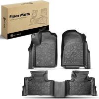 China 3x Front & Rear Black Floor Mats Liners for Jeep Grand Cherokee 2012-2019 for sale