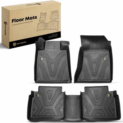 China 3x Front & Rear Black Floor Mats Liners for Nissan Altima 2019-2023 Sedan for sale