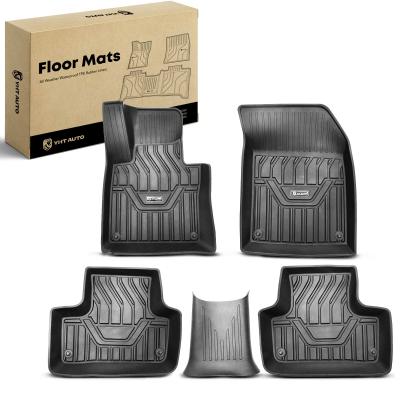 China 3x Front & Rear Black Floor Mats Liners for Volvo XC60 2018-2023 for sale