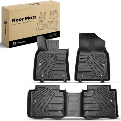 China 3x Front & Rear Black Floor Mats Liners for Lexus ES250 ES300h ES350 2019-2022 for sale