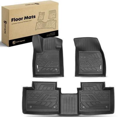China 3x Front & Rear Black Floor Mats Liners for Ford Focus 2019 2020 2021 2022 for sale