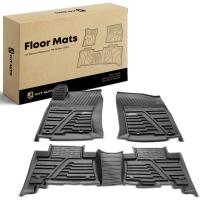 China 3x Front & Rear Black Floor Mats Liners for Lexus GX460 2014-2022 Toyota 4Runner for sale