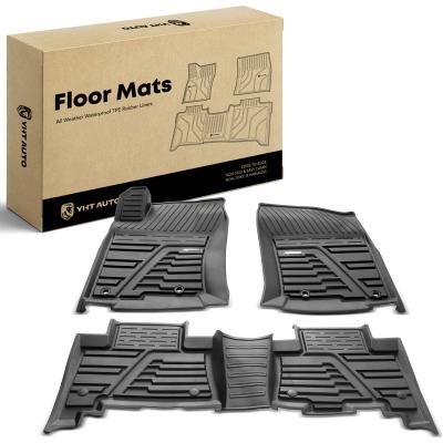 China 3x Front & Rear Black Floor Mats Liners for Lexus GX460 2014-2022 Toyota 4Runner for sale