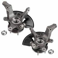 China 2x Front Steering Knuckle & Wheel Hub Bearing Assembly for Ford Escape for sale