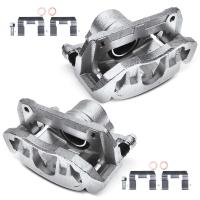 China 2x Front Brake Caliper with Bracket for Honda Accord 2003-2012 Acura CL TL TSX for sale