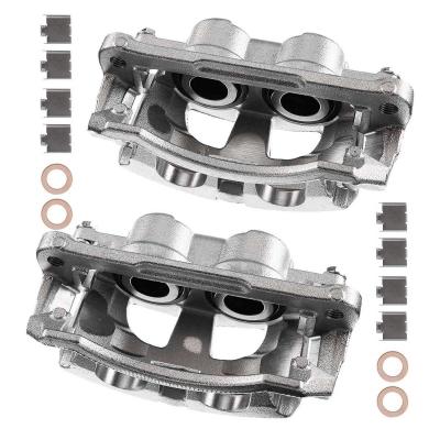 China 2x Front Brake Caliper with Bracket for Dodge Ram 2500 3500 2009-2018 for sale