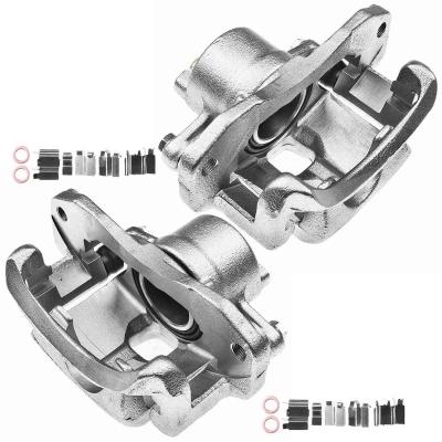 China 2x Front Brake Caliper with Bracket for Mazda Protege 1999-2003 1.6L for sale