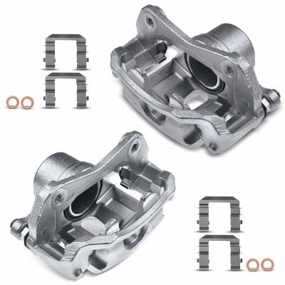 China 2x Front Brake Caliper with Bracket for Hyundai Elantra 09-12 Kia Forte Forte5 for sale