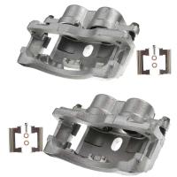 China 2x Front Brake Caliper with Bracket for Chevy Silverado 2500 HD 2001-2010 GMC for sale