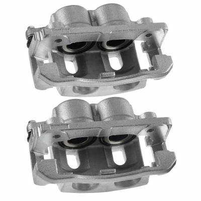 China 2x Front Brake Caliper with Bracket for Nissan Titan 2004-2007 Armada Infiniti for sale