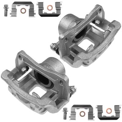 China 2x Front Brake Caliper with Bracket for Hyundai Santa Fe 10-12 Kia Sorento for sale