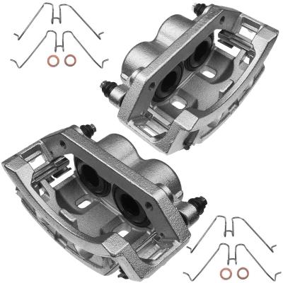 China 2x Front Brake Caliper with Bracket for Ford E-150 2004-2006 E-150 Club Wagon for sale