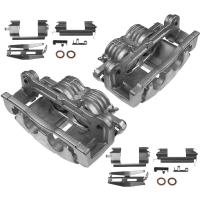 China 2x Front Brake Caliper with Bracket for Chevy Trailblazer EXT GMC Envoy XL 02-05 for sale
