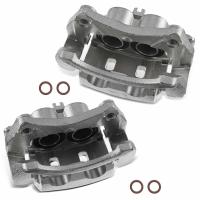China 2x Front Brake Caliper with Bracket for Nissan Rogue Infiniti Q50 2014-2018 Q60 for sale