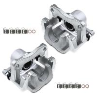 China 2x Front Brake Caliper with Bracket for Pontiac Vibe 09-10 Scion tC 01-16 Toyota for sale