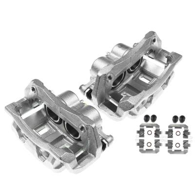 China 2x Front Brake Caliper with Bracket for Honda CR-V 12-16 AWD Crosstour FWD for sale