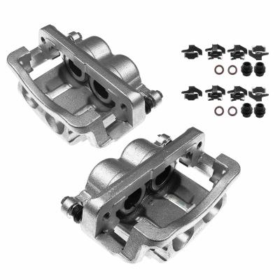 China 2x Front Brake Caliper with Bracket for Ford F-350 F-450 Super Duty for sale